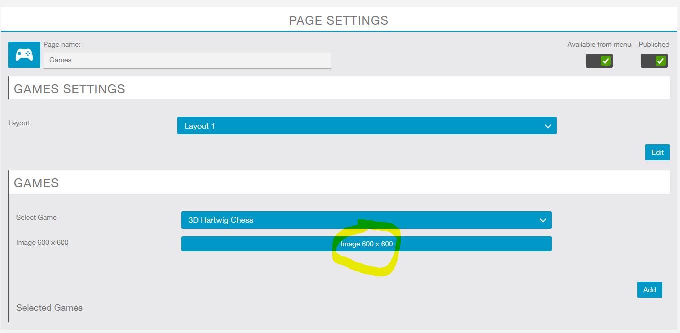 Games module - Zero Codes Docs