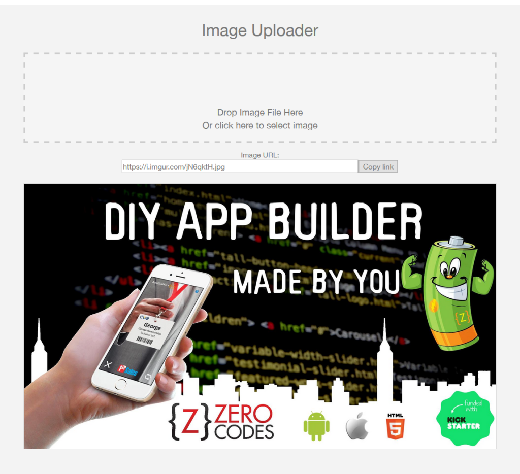 Image Udploader - Zero Codes Docs