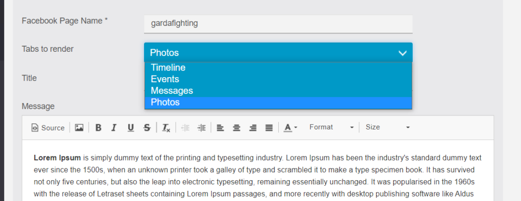 Facebook Embed Module - Zero Codes Docs